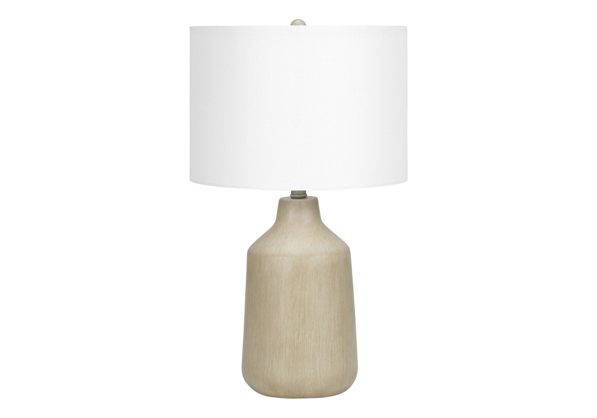 Concrete Urn Table Lamp With Ivory Drum Shade - Beige – Elite Enclave Home